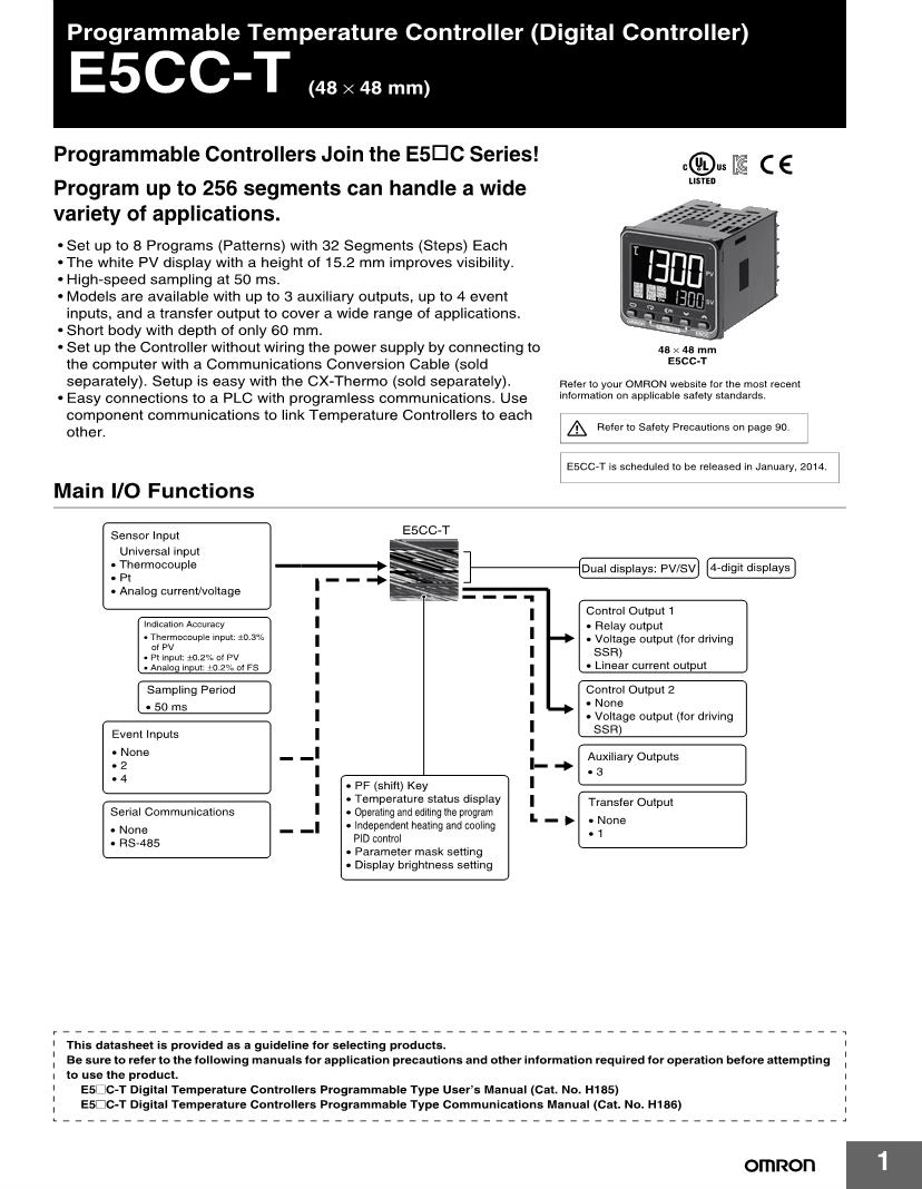 E5cc Omron Datasheet Outlets | www.oceanproperty.co.th