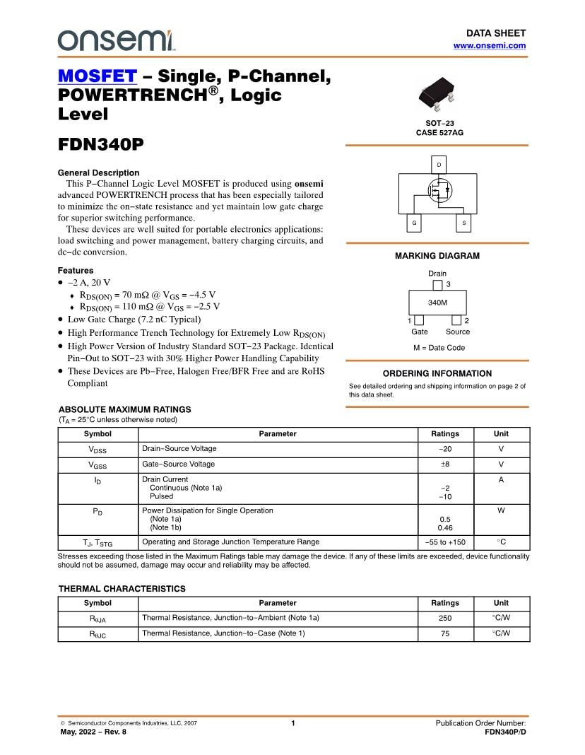 MOSFET Semiconductors Datasheets – Mouser