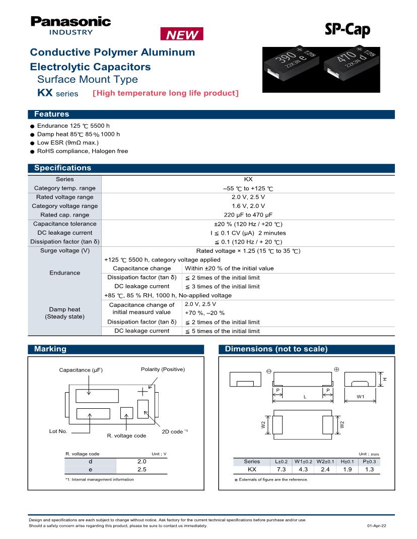 Capacitor Datasheet Specifications at Anna Dolby blog