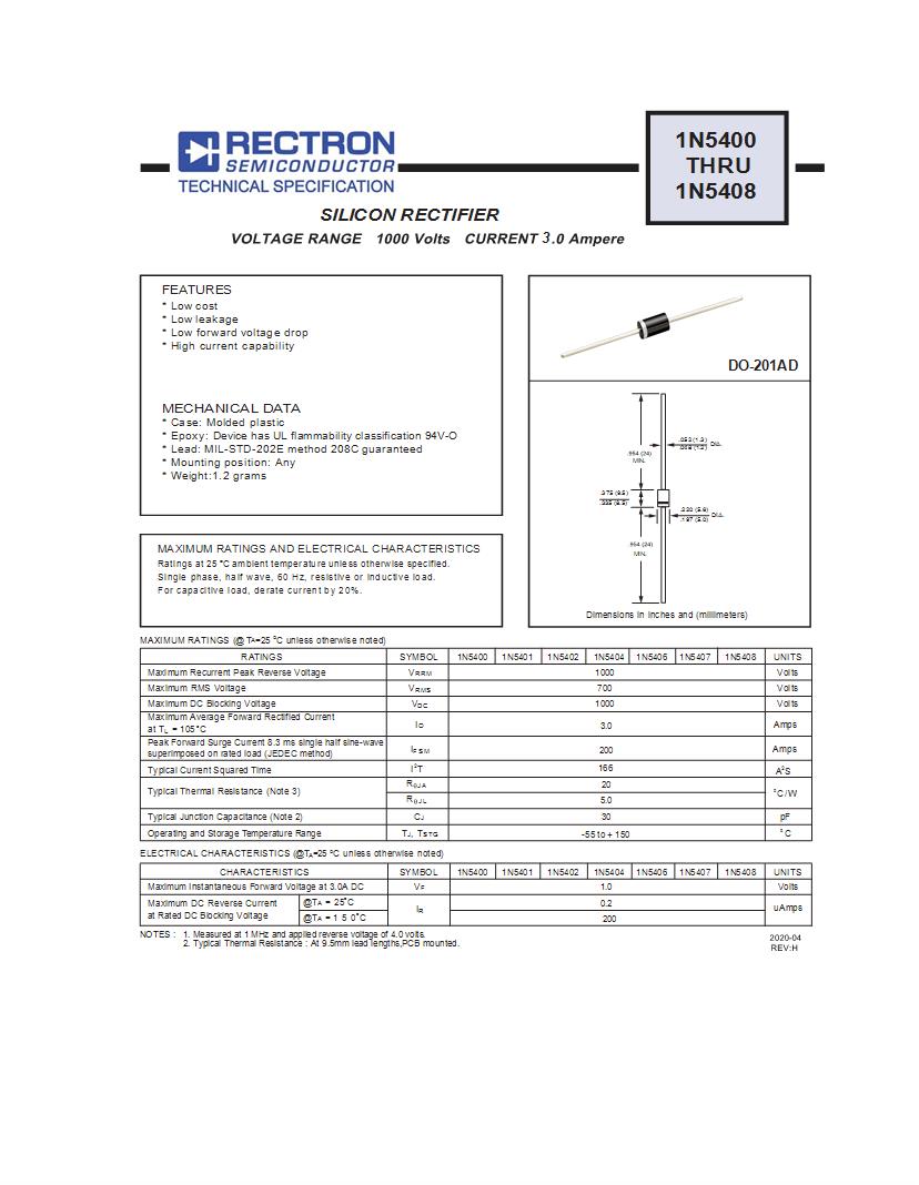 Rectifier Diodes 1N4007 Diode IN4007 Price Buy Rectifier, 52% OFF