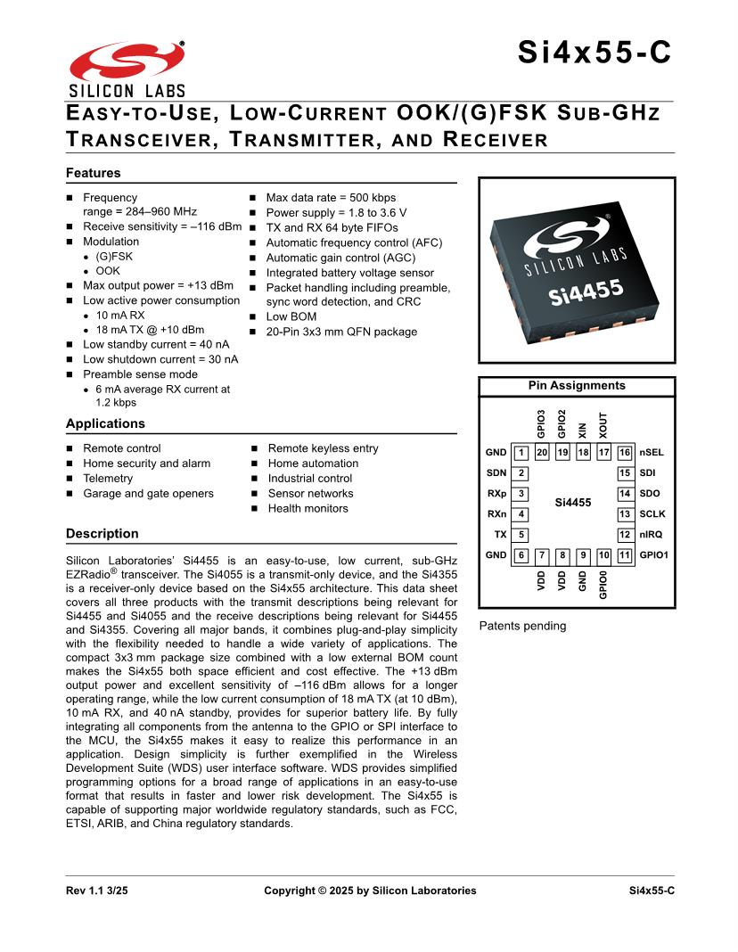 Search results for: rf transmitter Semiconductors Datasheets – Mouser