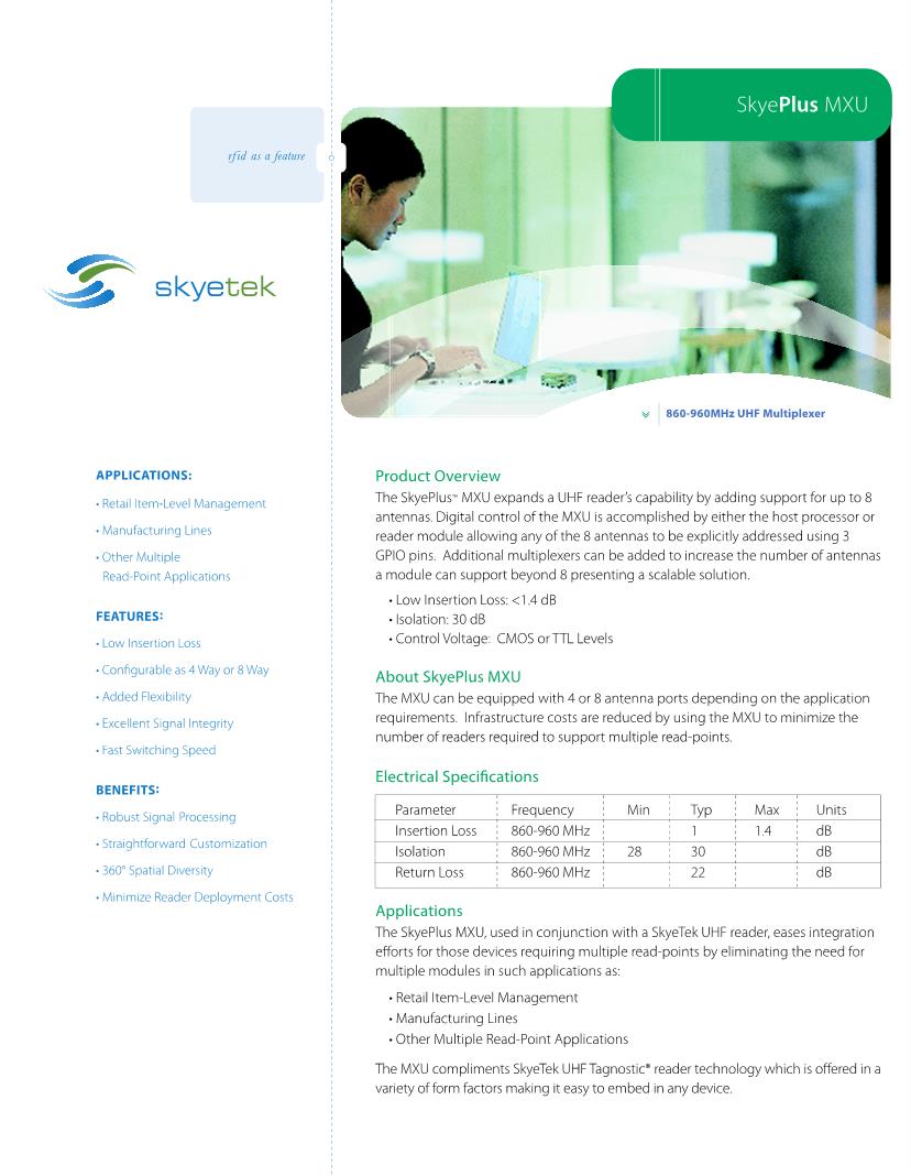 SkyeTek NFC/RFID Development Tools Datasheets – Mouser