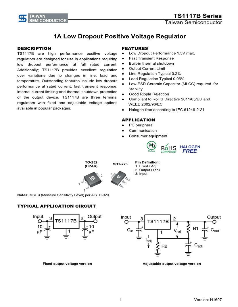 LM1117 Linear Voltage Regulator Pinout, Features,, 59% OFF