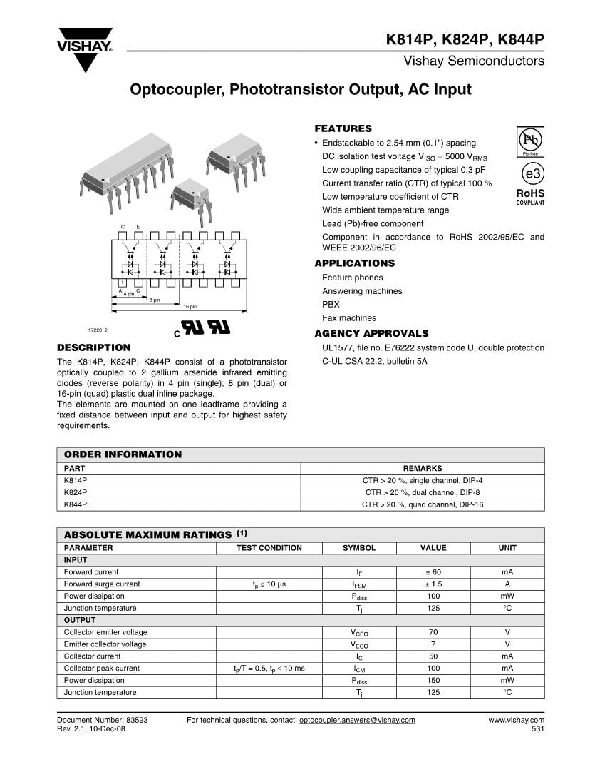 Phototransistor Datasheet
