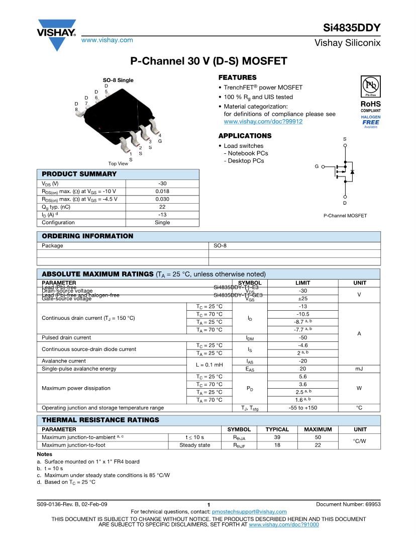 Search results for: 4835d MOSFETs Datasheets – Mouser