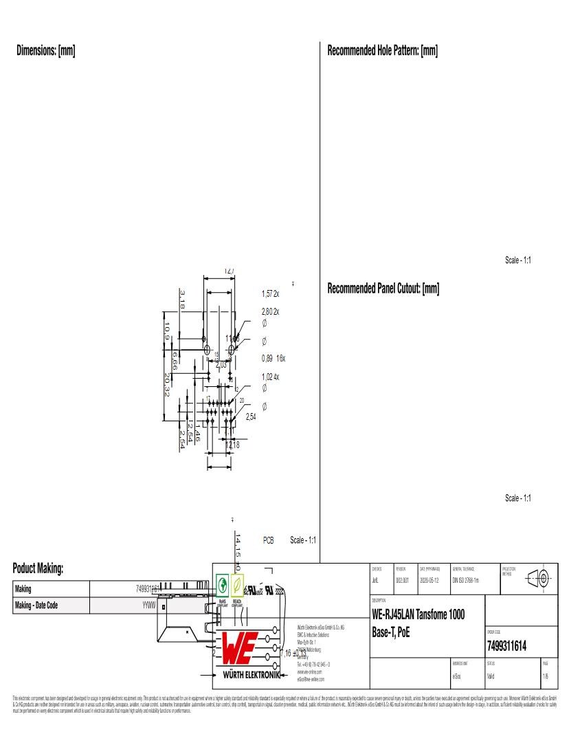 Pulse Transformers Datasheets – Mouser, 43% OFF