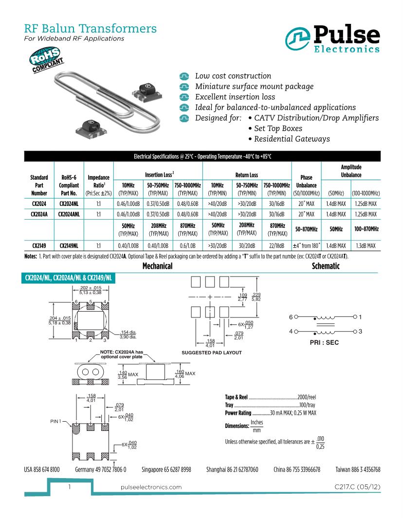 Search results for: 24A Transformers Datasheets – Mouser