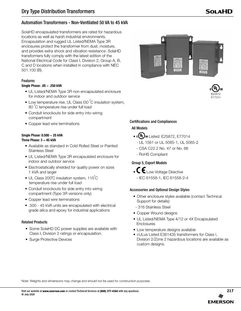 Industrial Control Transformers Datasheets – Mouser