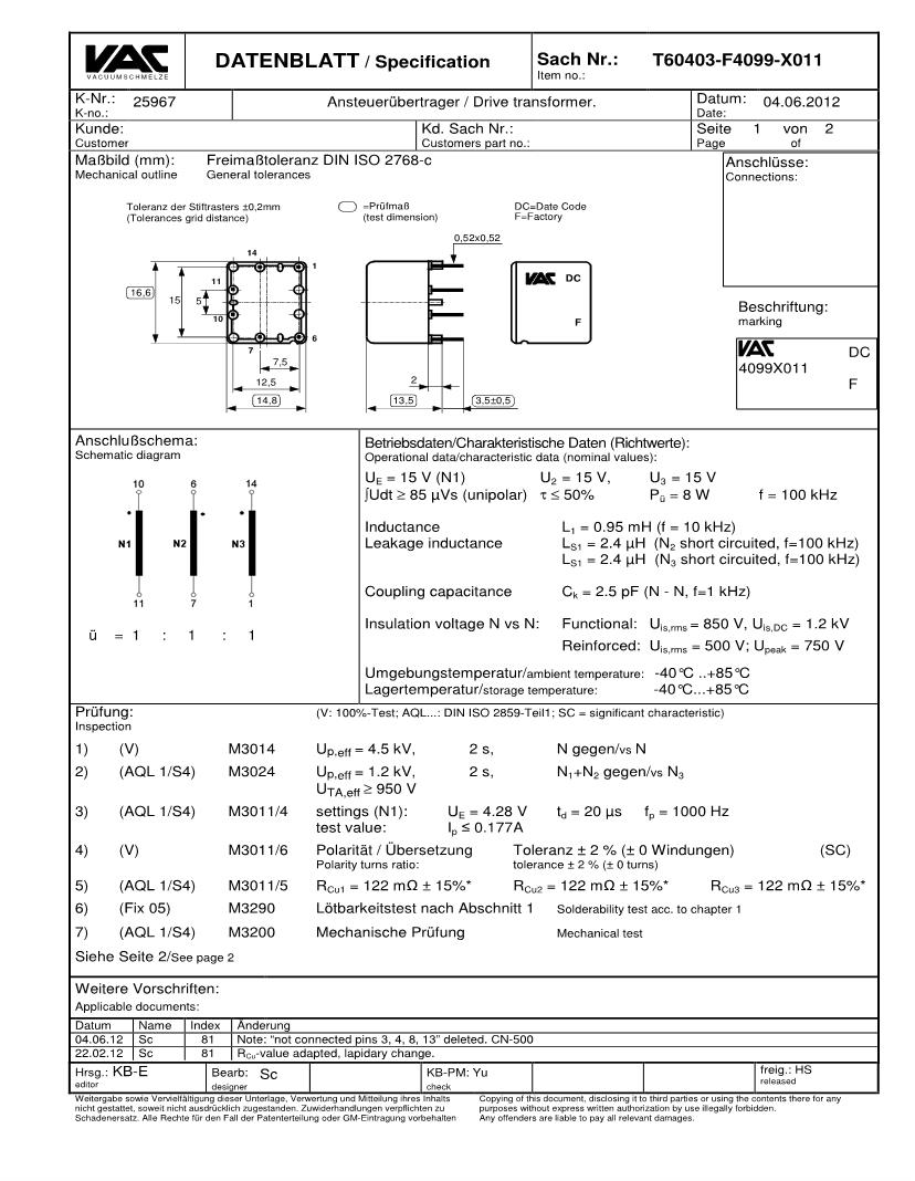 Pulse Transformers Datasheets – Mouser, 43% OFF