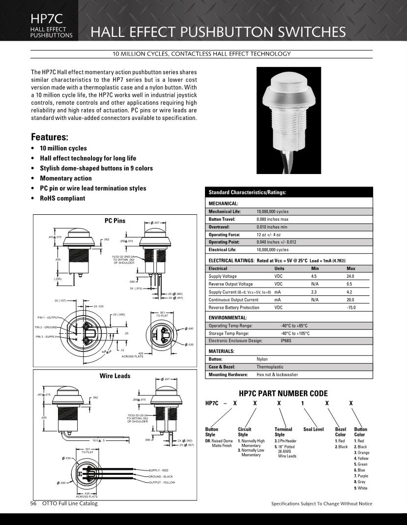 Pushbutton Switch Electromechanical Datasheets – Mouser