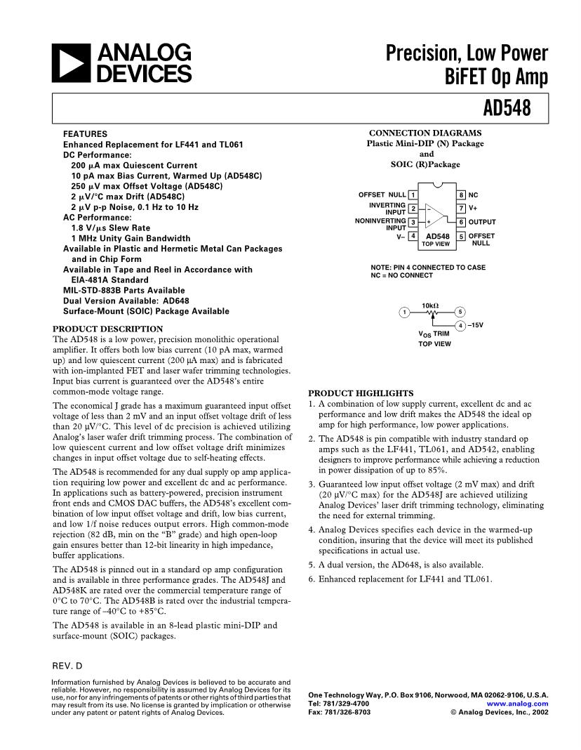 Ad623 Datasheet