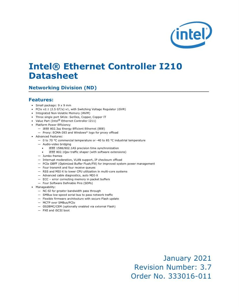 Ethernet ICs Datasheets – Mouser