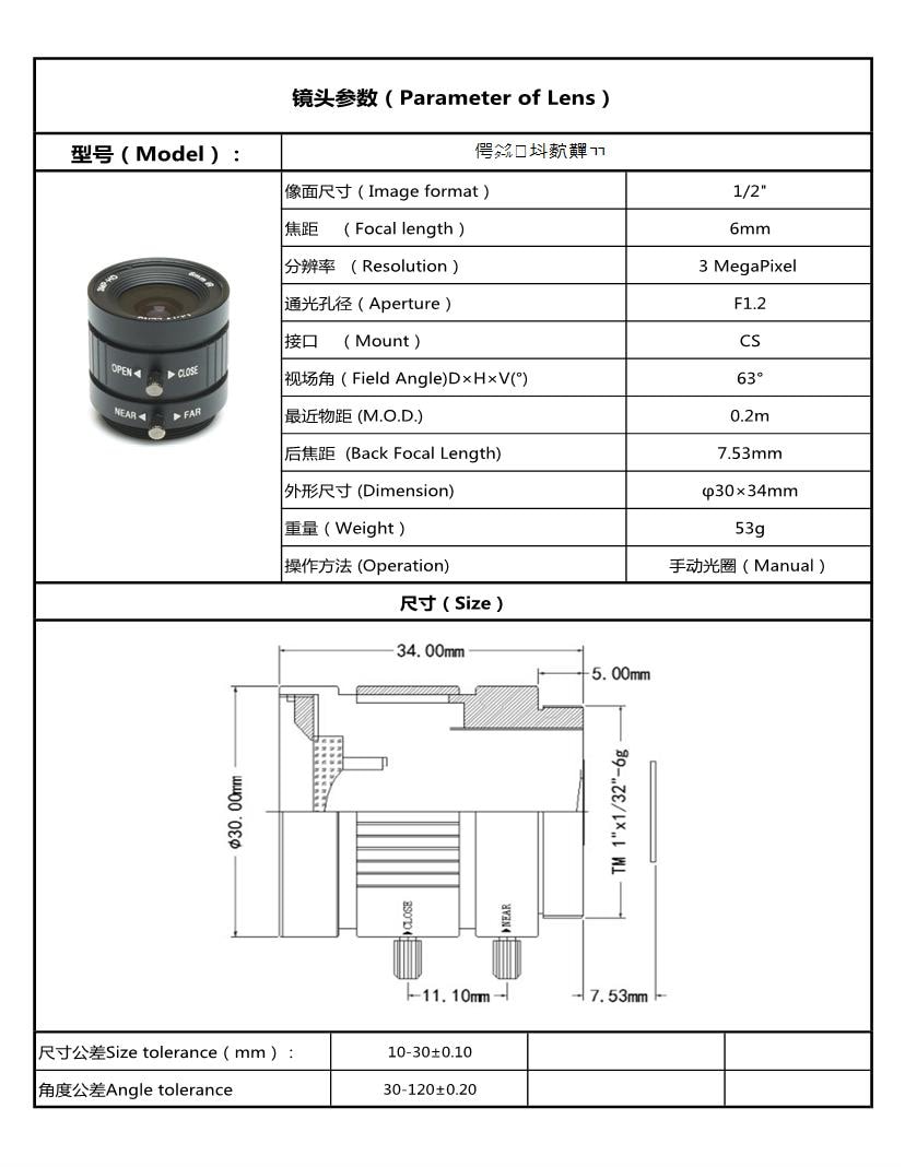 Lens Camera Lenses Datasheets – Mouser