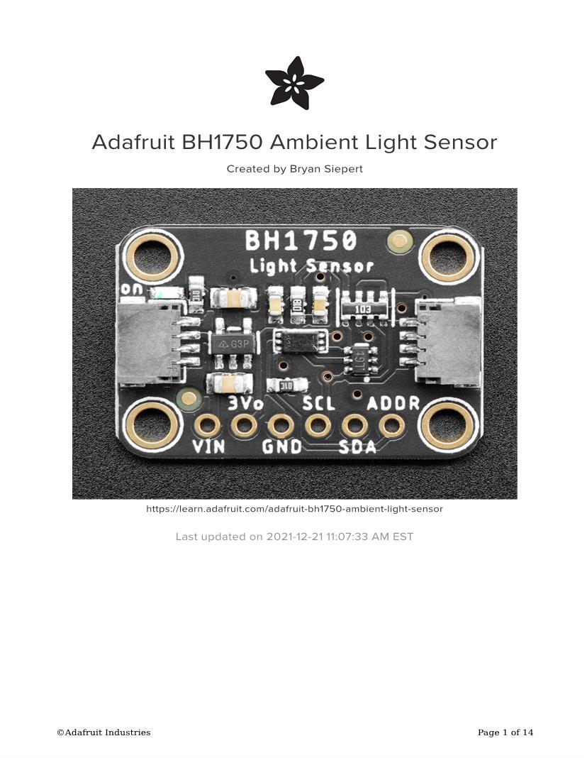 Ambient Light Sensors Datasheets – Mouser