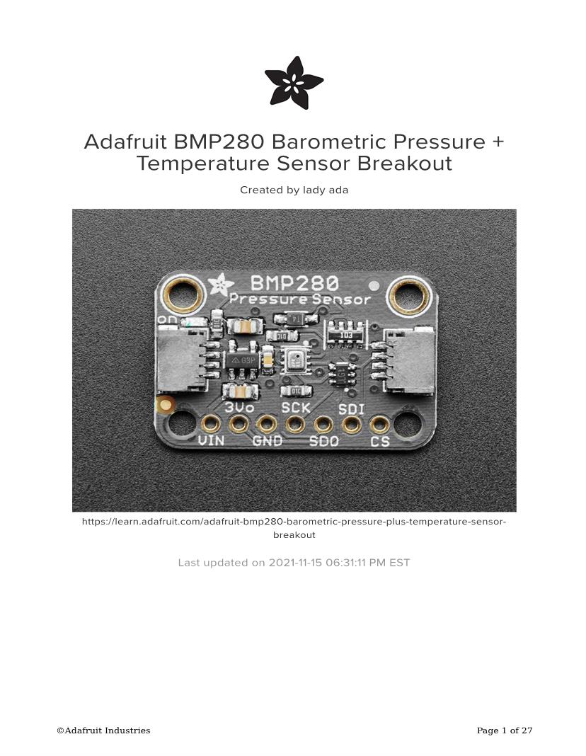Arduino Test Adafruit BME280 Humidity Barometric Pressure, 45% OFF