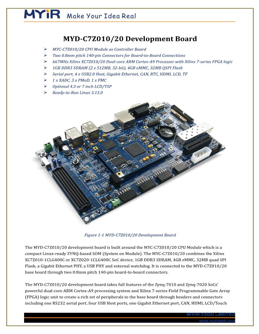 MYIR Tech Semiconductors Datasheets – Mouser