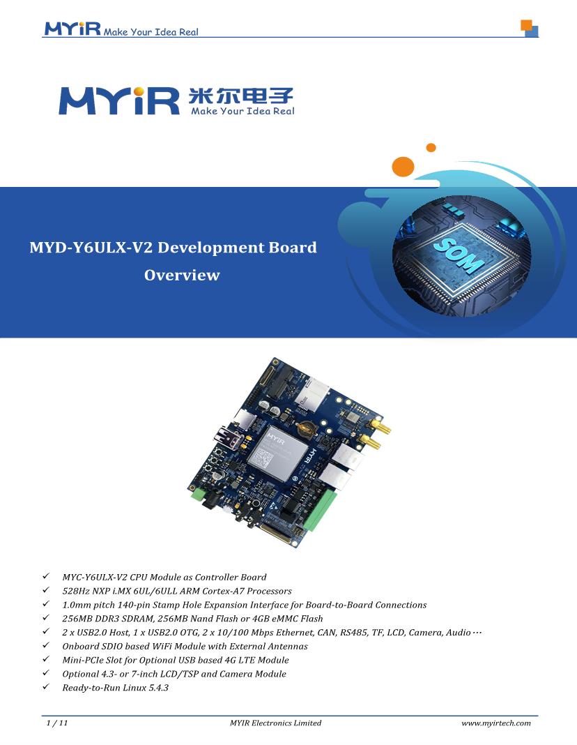 MYIR Tech Semiconductors Datasheets – Mouser