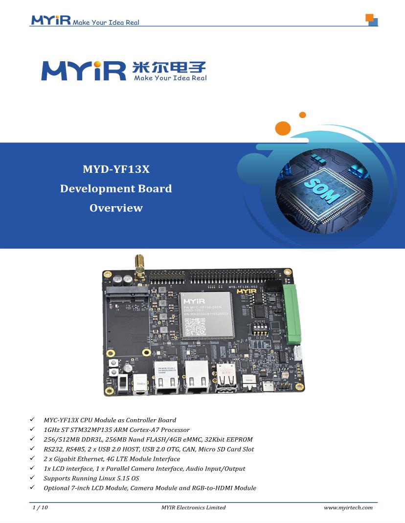 MYIR Tech Semiconductors Datasheets – Mouser