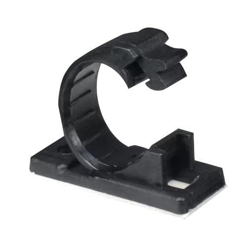 Self Adhesive Cable Clamp:nyl Black - CCA004A
