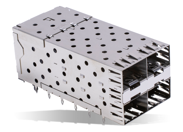 SFP+ Stacked Multi-Port Connectors - Molex | Mouser