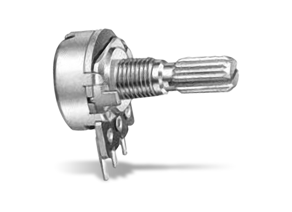 RV16AF 16mm Reverse Audio Potentiometers - Alpha (Taiwan) | Mouser