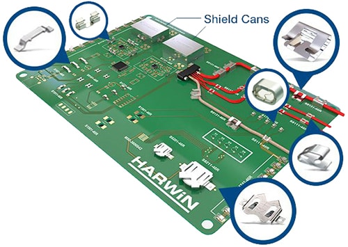 EZ-BoardWare RFI & SMT PCB Hardware - Harwin | Mouser