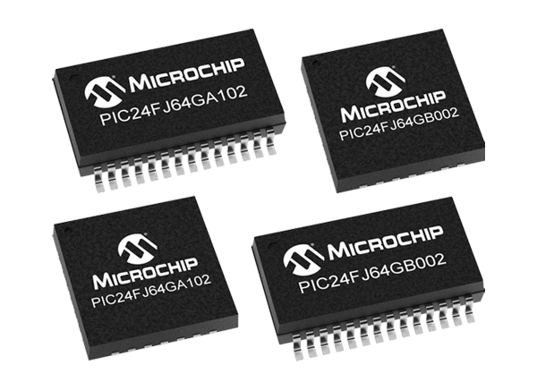 PIC24FJ64GA102 & PIC24FJ64GB002 16-Bit MCUs - Microchip Technology | Mouser