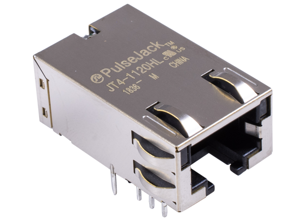 PulseJack™ 1x1 Tab-Down RJ45 Connectors - Pulse Electronics | Mouser