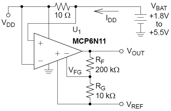 MCP6N11 Single Instrumentation Amplifiers - Microchip Technology | Mouser