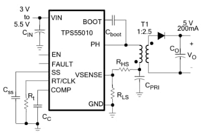 TPS55010EVM-009 Evaluation Module - TI | Mouser