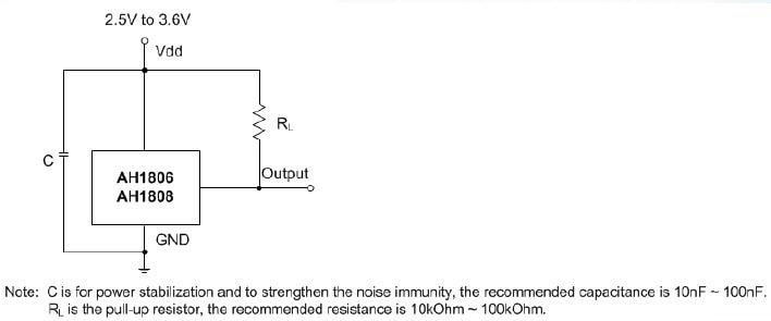 AH1806/08 Omnipolar Hall Effect Switches - Diodes Inc | Mouser