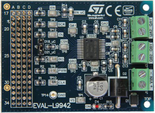 EVAL-L9942 Evaluation Board - STMicro | Mouser
