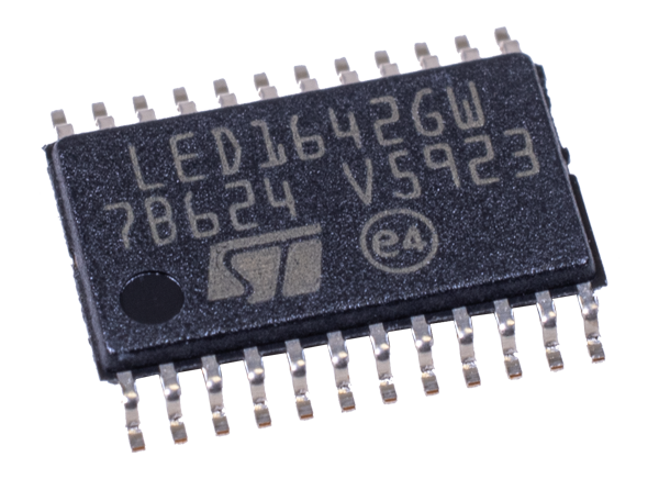 LED1642GW 16-Channel LED Drivers - STMicro | Mouser