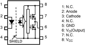 TLP152/352 IGBT/MOSFET Gate Drive Photocouplers - Toshiba | Mouser