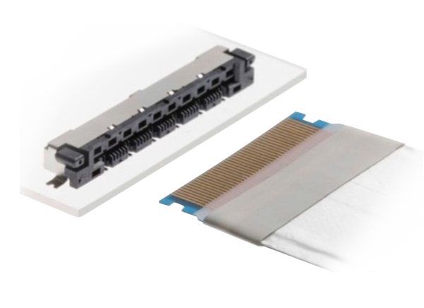 FFC LVDS 0.50mm Pitch One-Touch Connectors - Molex | Mouser