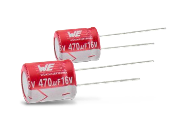 WCAP-PTHT Aluminum Polymer Capacitors - Würth | Mouser