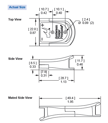 SBS™ Mini Housing Connectors - APP | Mouser