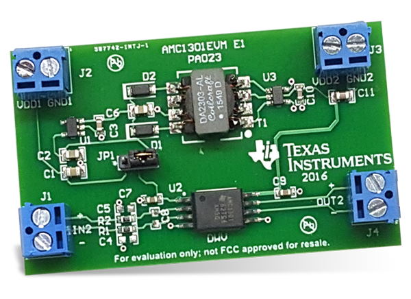AMC130xEVM Current Sensing Evaluation Module - TI | Mouser