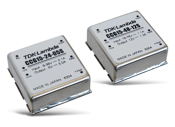 CCG15S 15W Isolated DC-DC Converters - TDK-Lambda | Mouser