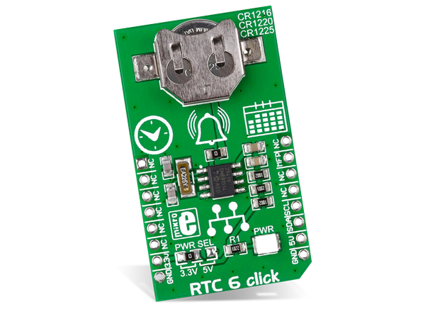 MIKROE-2063 RTC6 click - Mikroe | Mouser