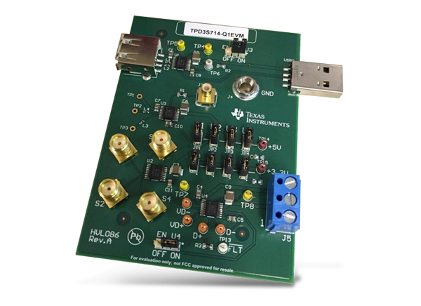 TPD3S714-Q1EVM Evaluation Module (EVM) - TI | Mouser