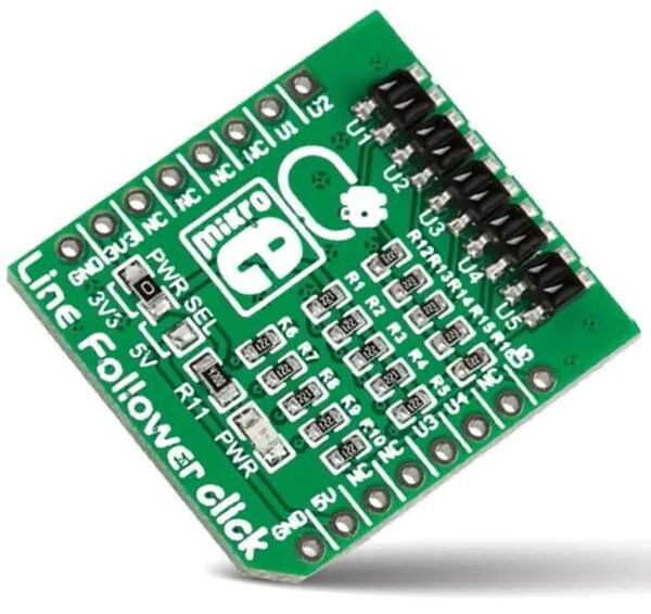 MIKROE-1999 Line Follower click - Mikroe | Mouser