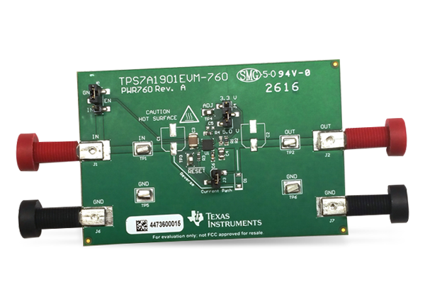 TPS7A1901EVM-760 Evaluation Module (EVM) - TI | Mouser
