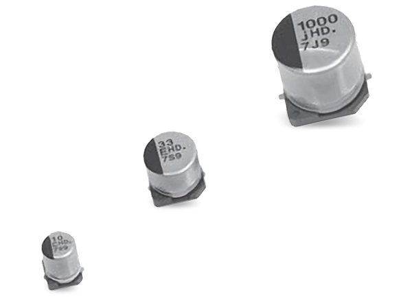 HD Series SMD Aluminum Electrolytic Capacitors - Panasonic | Mouser