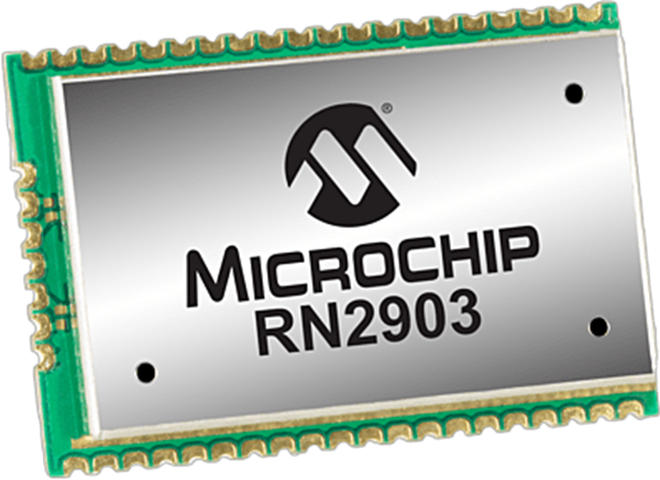 RN2903 Long Range Technology Transceiver Module - Microchip Technology ...