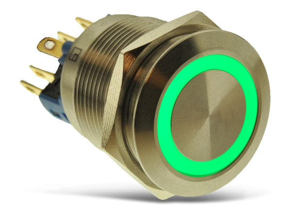 PV7 RGB LED Anti-Vandal Switches - E-Switch | Mouser