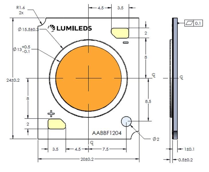 LUXEON CoB Core Range (Gen 3) - Lumileds | Mouser