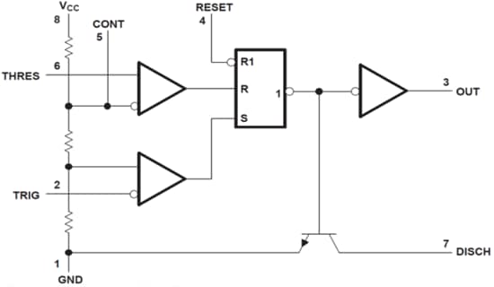 NE555 Single Precision Timers - TI | Mouser