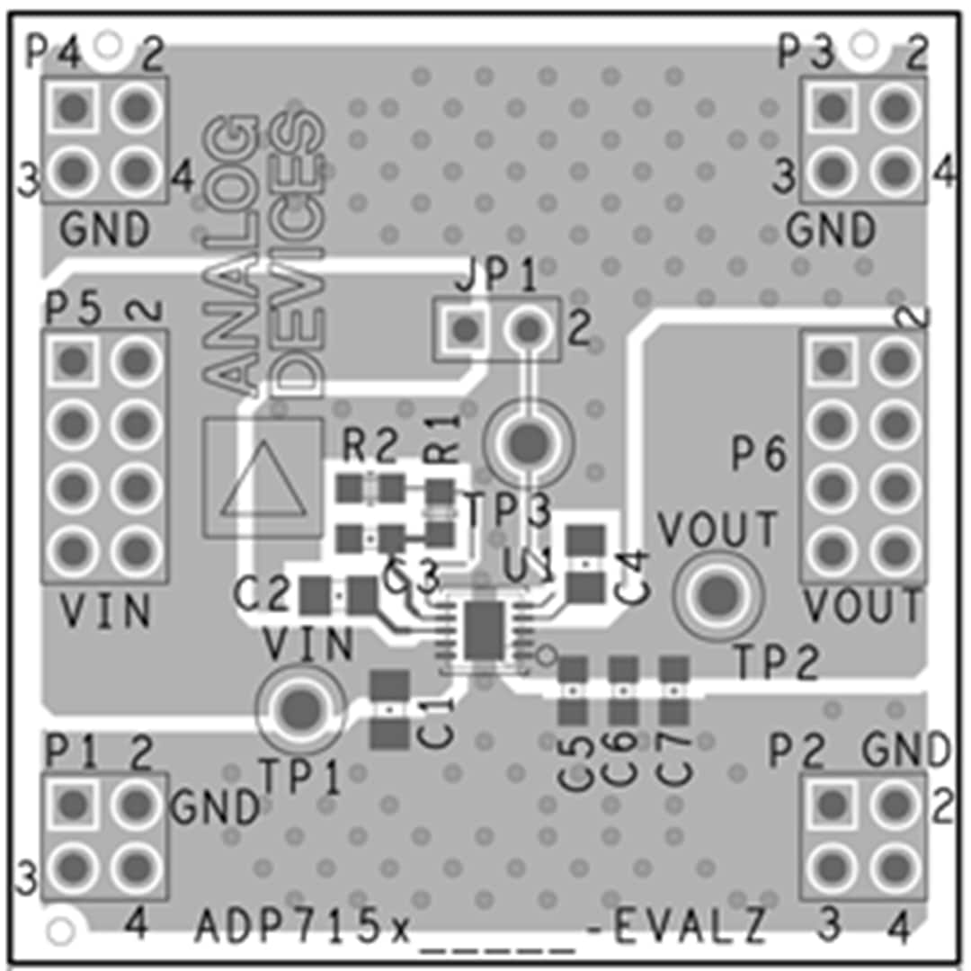 EVAL-ADP7158 Eval Board for ADP7158 LDO Regulator - ADI | Mouser