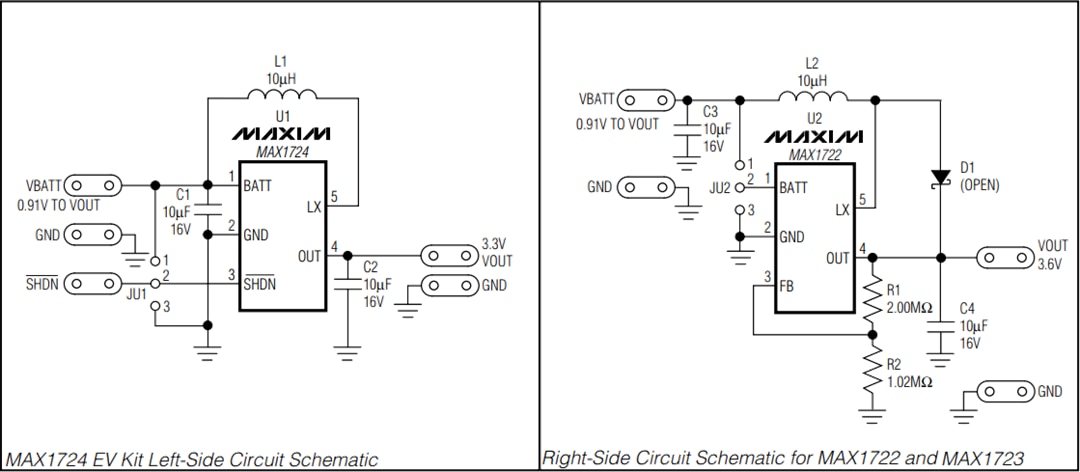 MAX1724EVKIT Evaluation Kit - Analog Devices / Maxim Integrated | Mouser